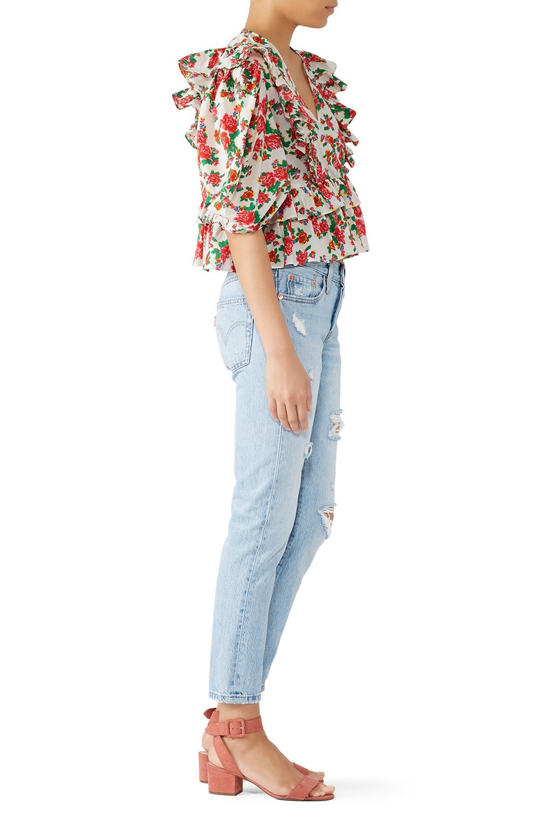 Elodie Top by RHODE | Rent the Runway