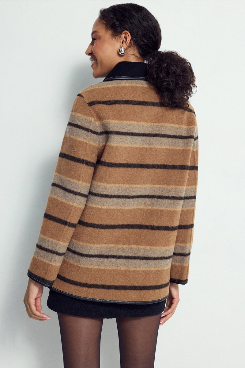 Striped Barn Jacket by Madewell | Rent the Runway