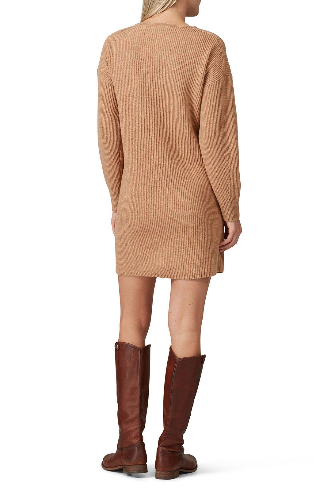 V-neck Mini Sweater Dress by Madewell | Rent the Runway