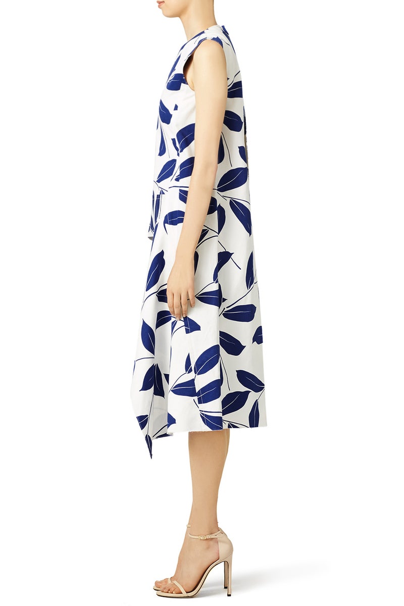 Blue Olive Branch Dress by Marni | Rent the Runway