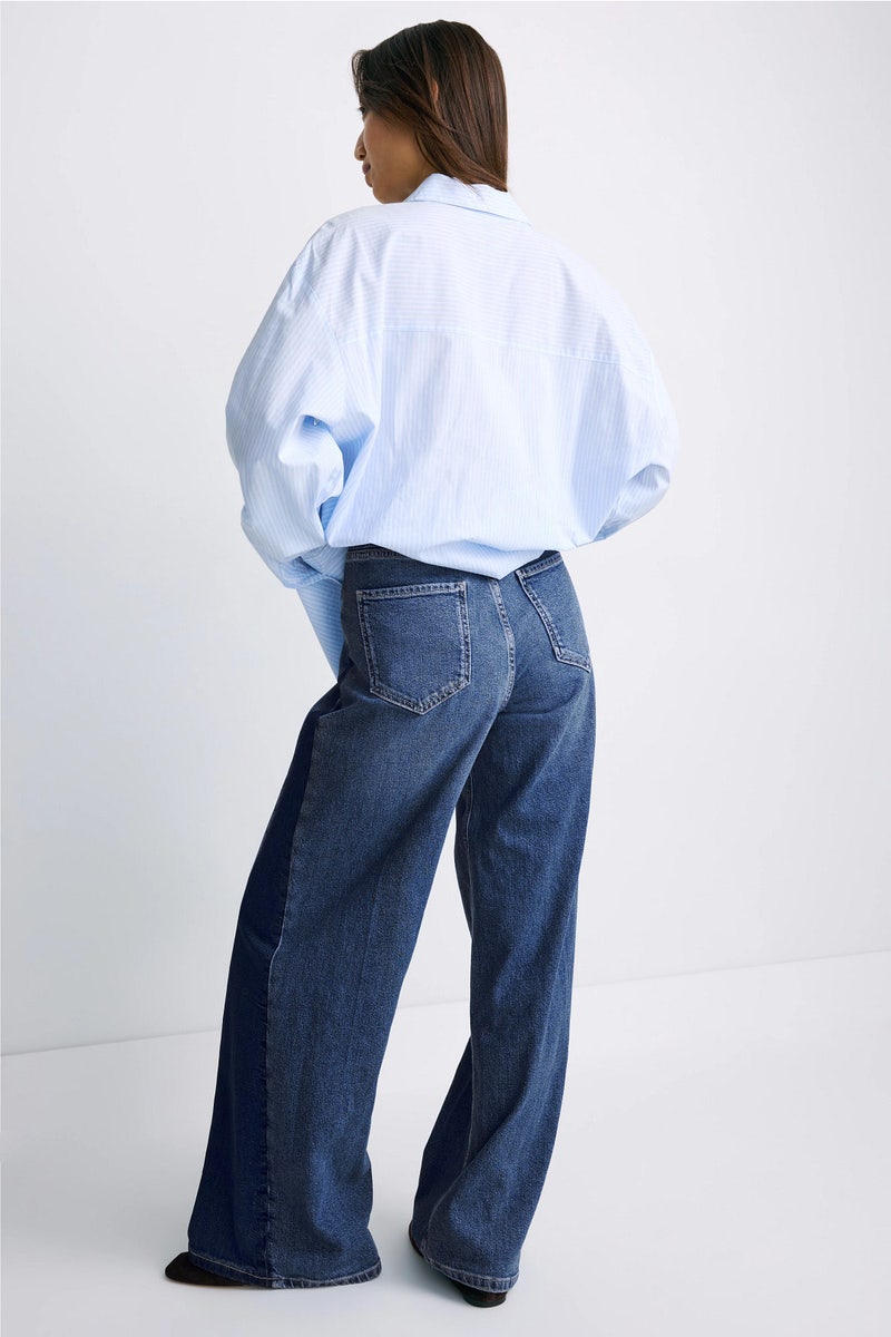 Two Tone Wide Leg Jeans by Rails | Rent the Runway