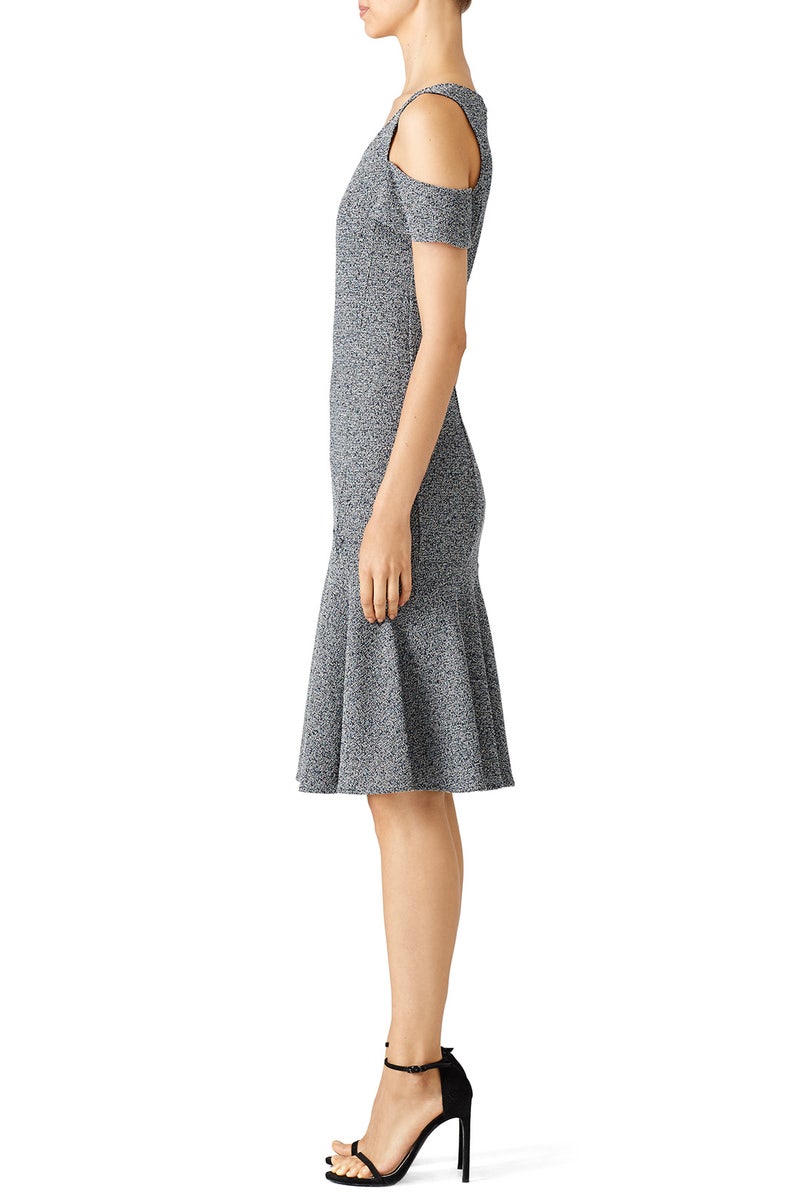 Grey Open Shoulder Dress by DEREK LAM | Rent the Runway