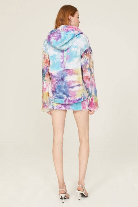Upcycled Tie Dye Jacket by Nigel Xavier | Rent the Runway