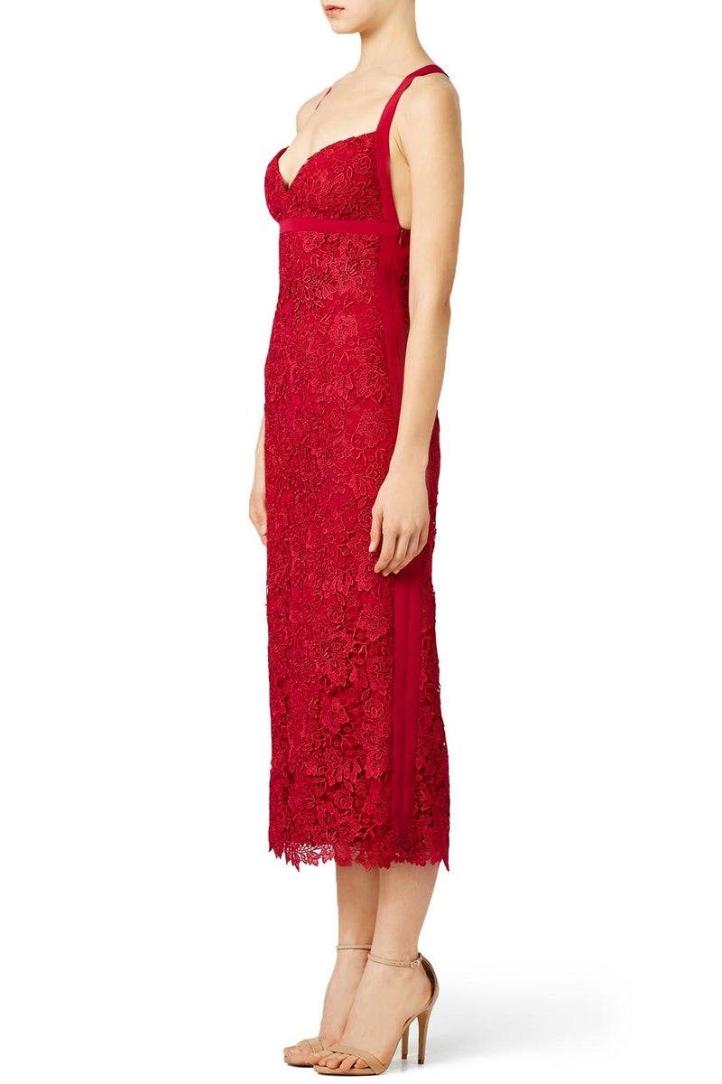 Scarlet Candlelight Dress by ML Monique Lhuillier | Rent the Runway