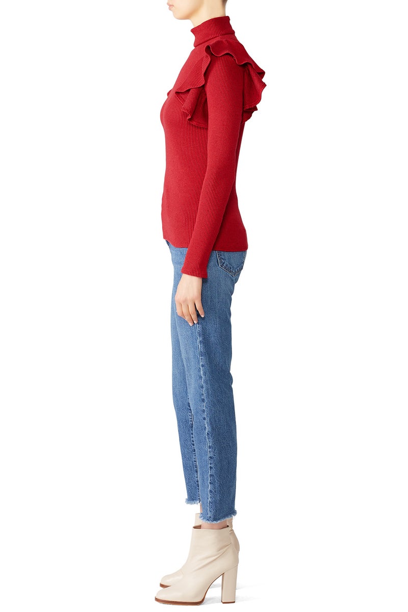 Rust Ottawa Top by Amanda Uprichard | Rent the Runway