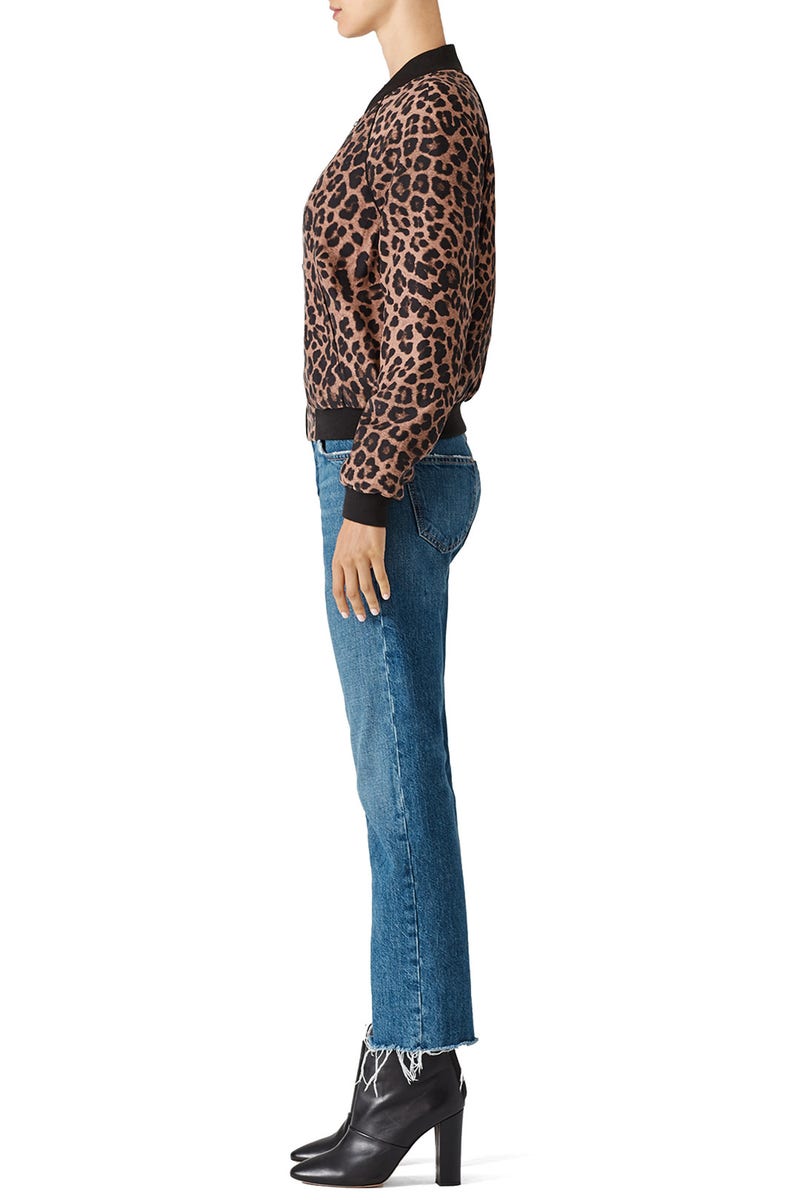 Leopard Print Bomber by Joie | Rent the Runway