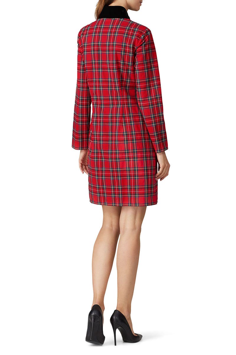 Red Plaid Tunic Dress by Sail to Sable | Rent the Runway