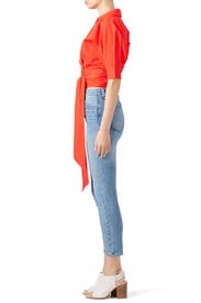 Red Arietta Top by Habitual for $26 | Rent the Runway