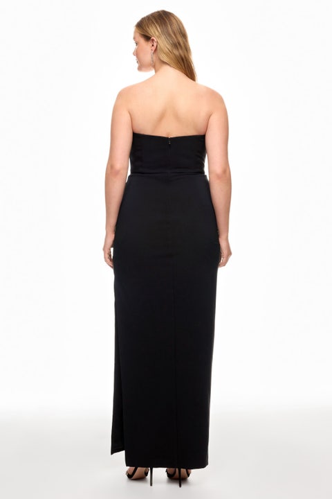 Stretch Crepe Column Gown by Liv Foster | Rent the Runway