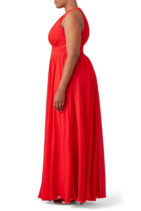 Ruby Red Gala Gown by Badgley Mischka | Rent the Runway