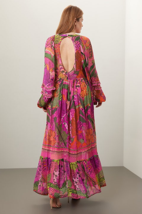 Pink Cool Leopards Maxi by FARM Rio | Rent the Runway