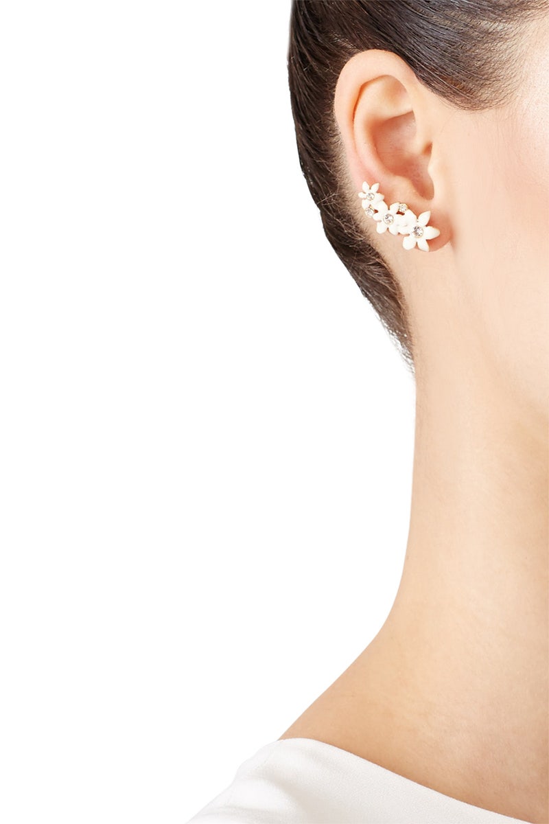 White Citrus Crush Ear Pins by kate spade new york accessories | Rent ...