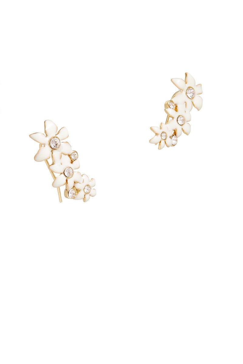 White Citrus Crush Ear Pins by kate spade new york accessories | Rent ...