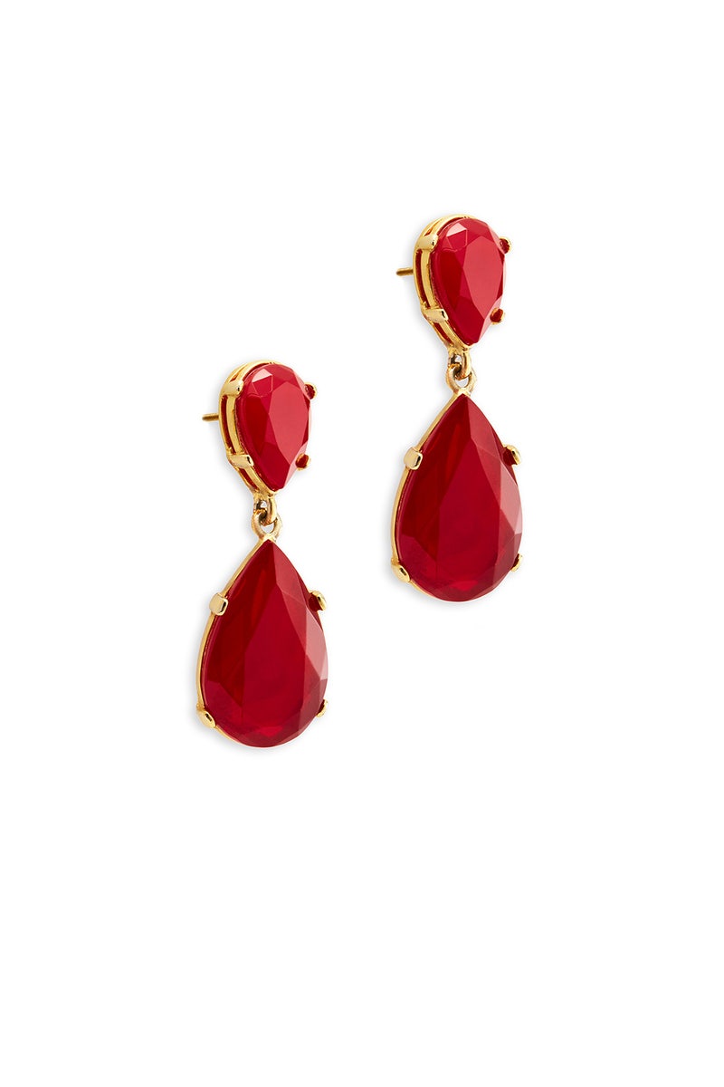 Ruby Red Drops by Kenneth Jay Lane | Rent the Runway